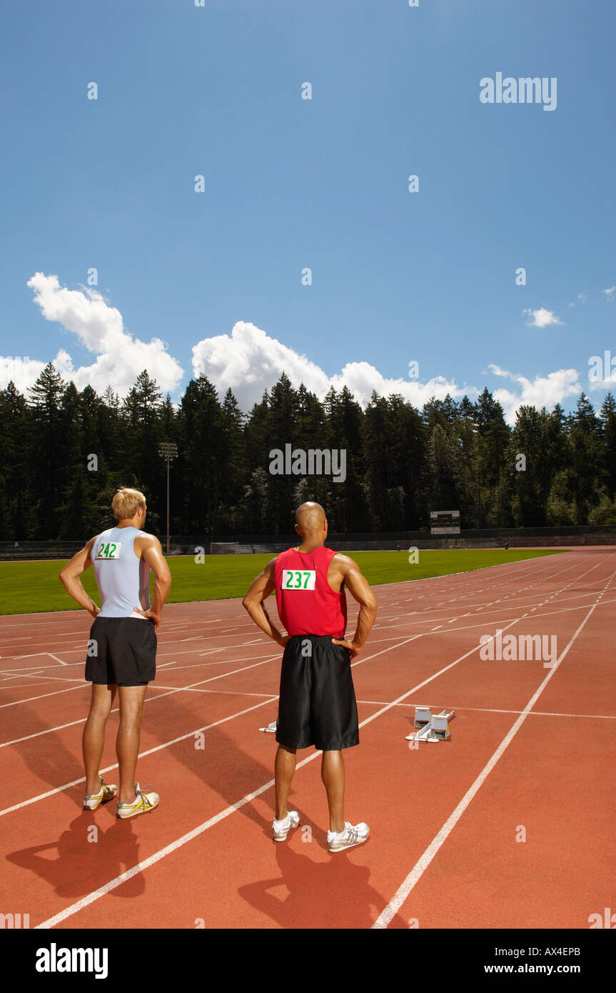 Track starting block business hi-res stock photography and images - Alamy