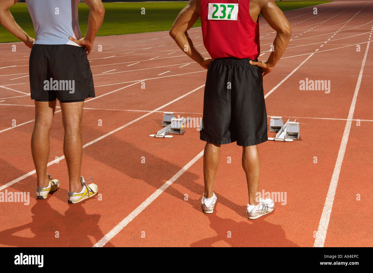 Track Athlete Thinking High Resolution Stock Photography and Images - Alamy