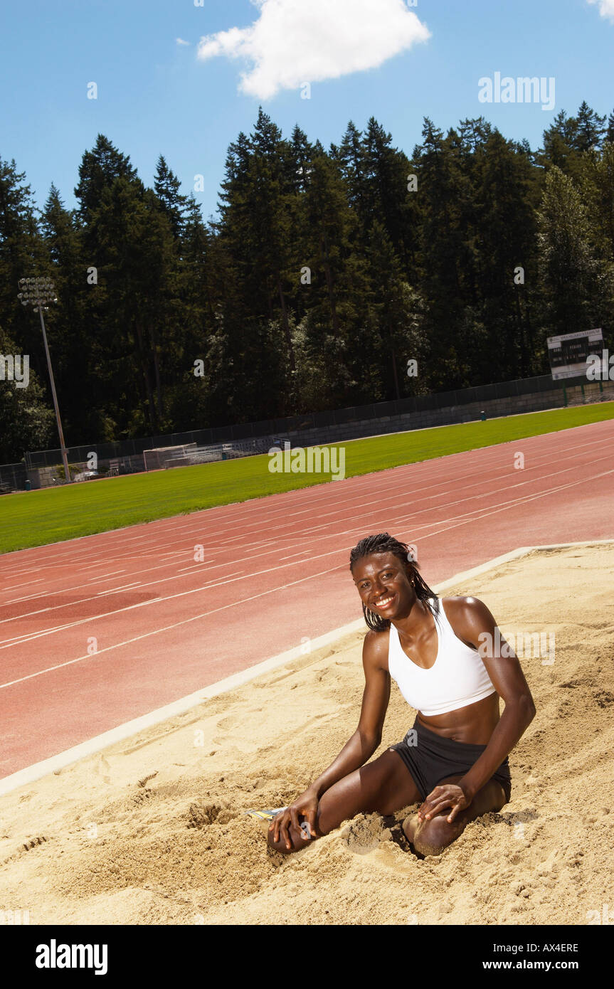 Black Long Jump High Resolution Stock Photography and Images - Alamy
