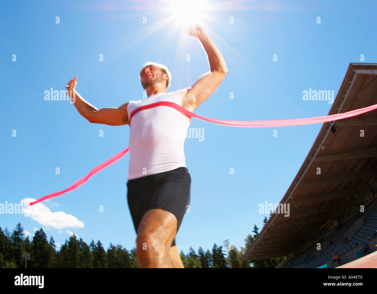 Man Winning Race Run High Resolution Stock Photography and Images - Alamy