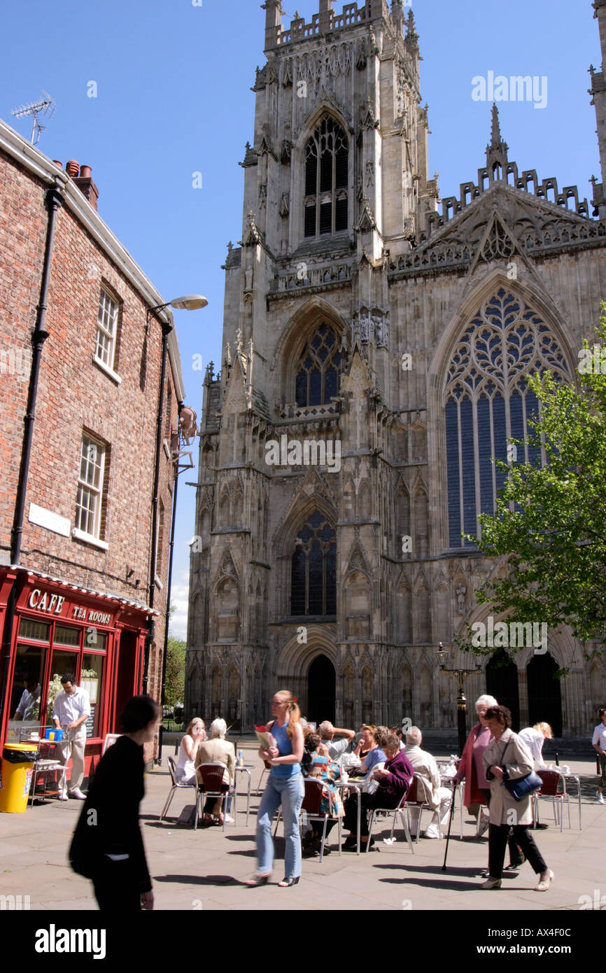 York Minster from High Petergate Stock Photo - Alamy