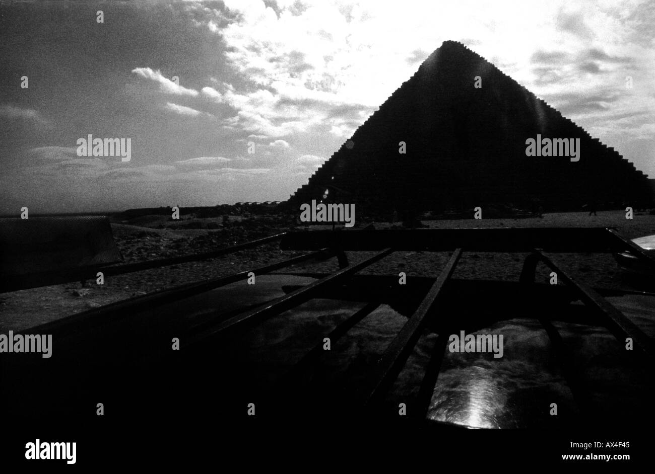 a pyramid at Giza Egypt Stock Photo - Alamy