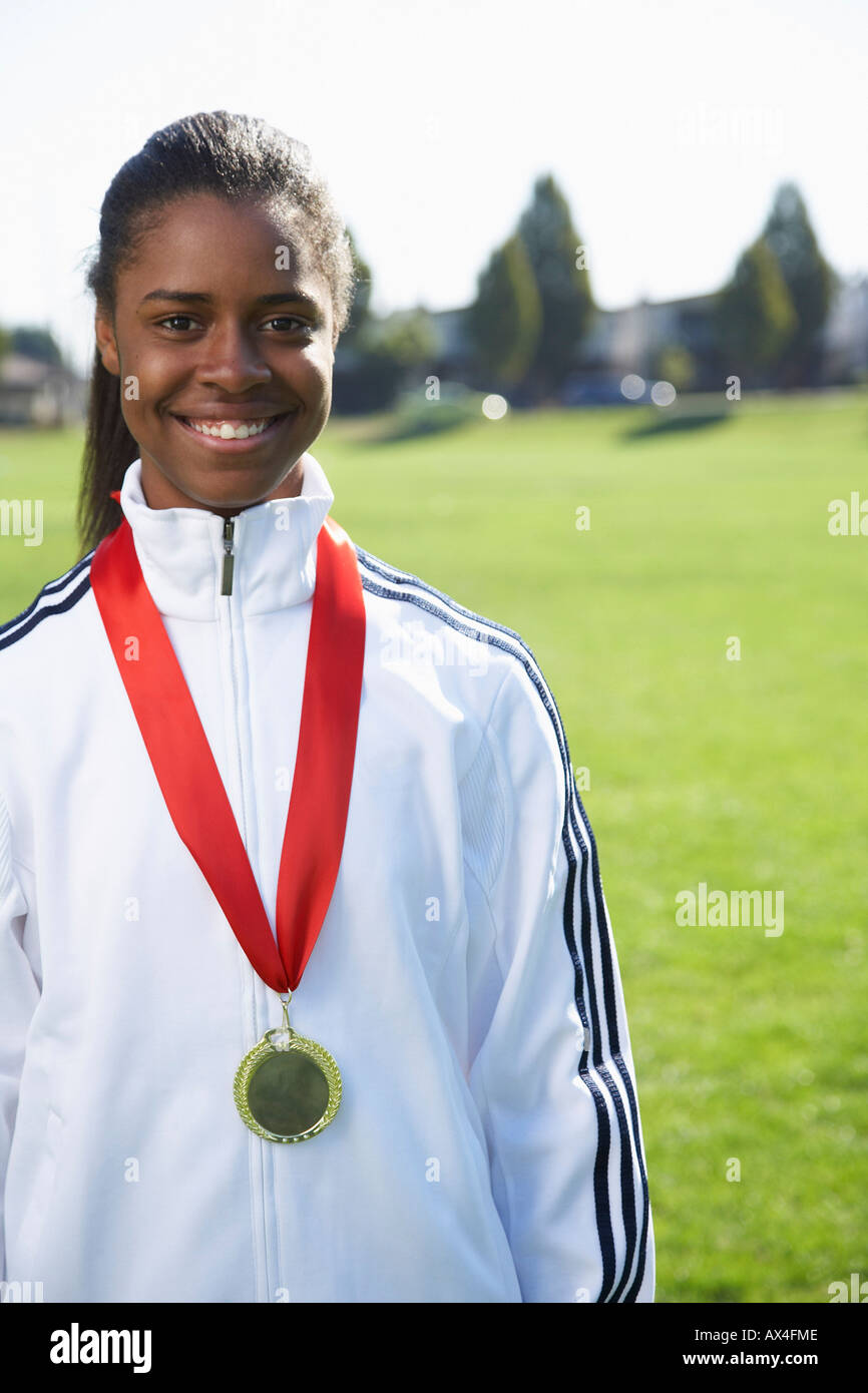 Award medal teen hi-res stock photography and images - Alamy