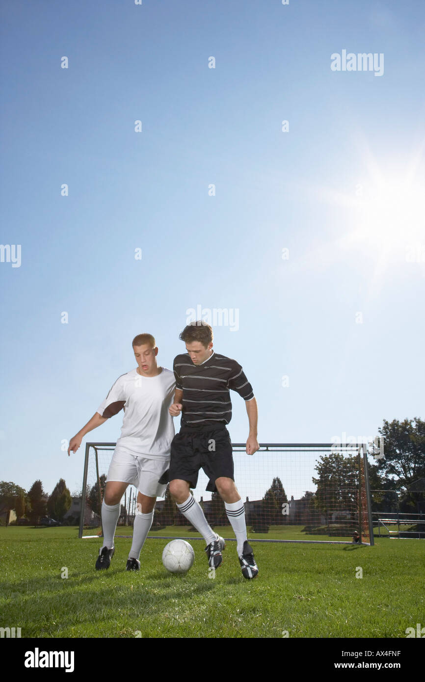 Men Playing Soccer Stock Photo - Alamy