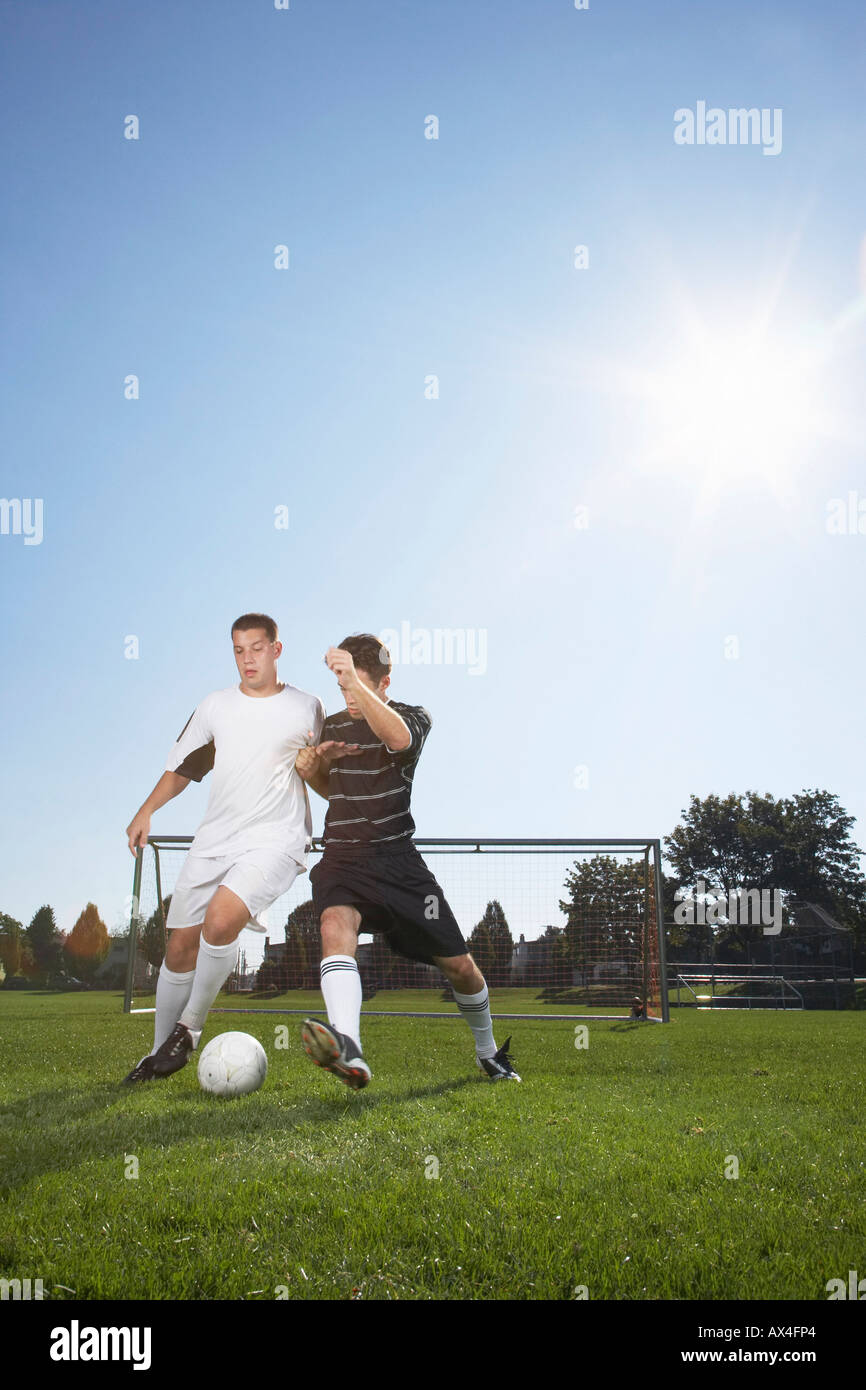 Men Playing Soccer Stock Photo - Alamy