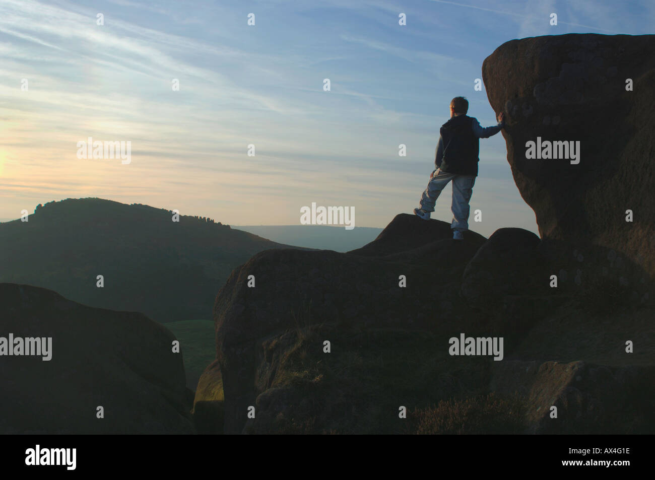 School Boy Explorer Stock Photo - Alamy