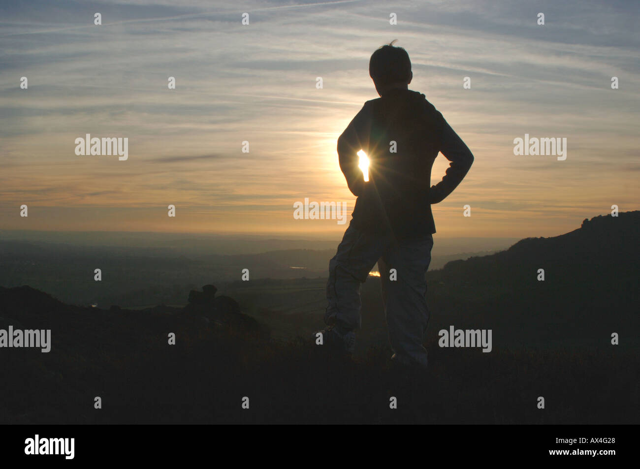 School Boy Explorer Stock Photo - Alamy