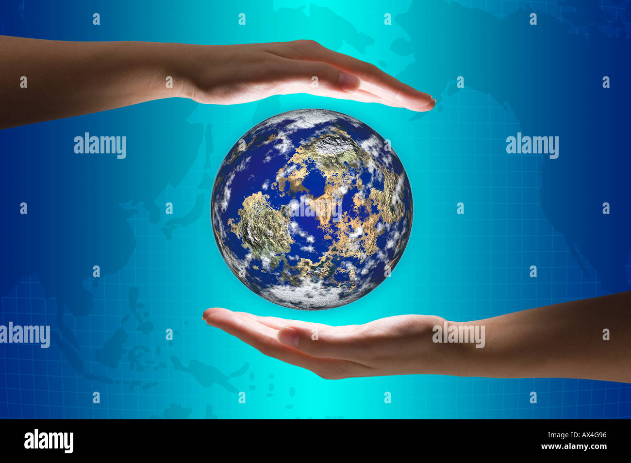 World map highlight countries hi-res stock photography and images - Alamy