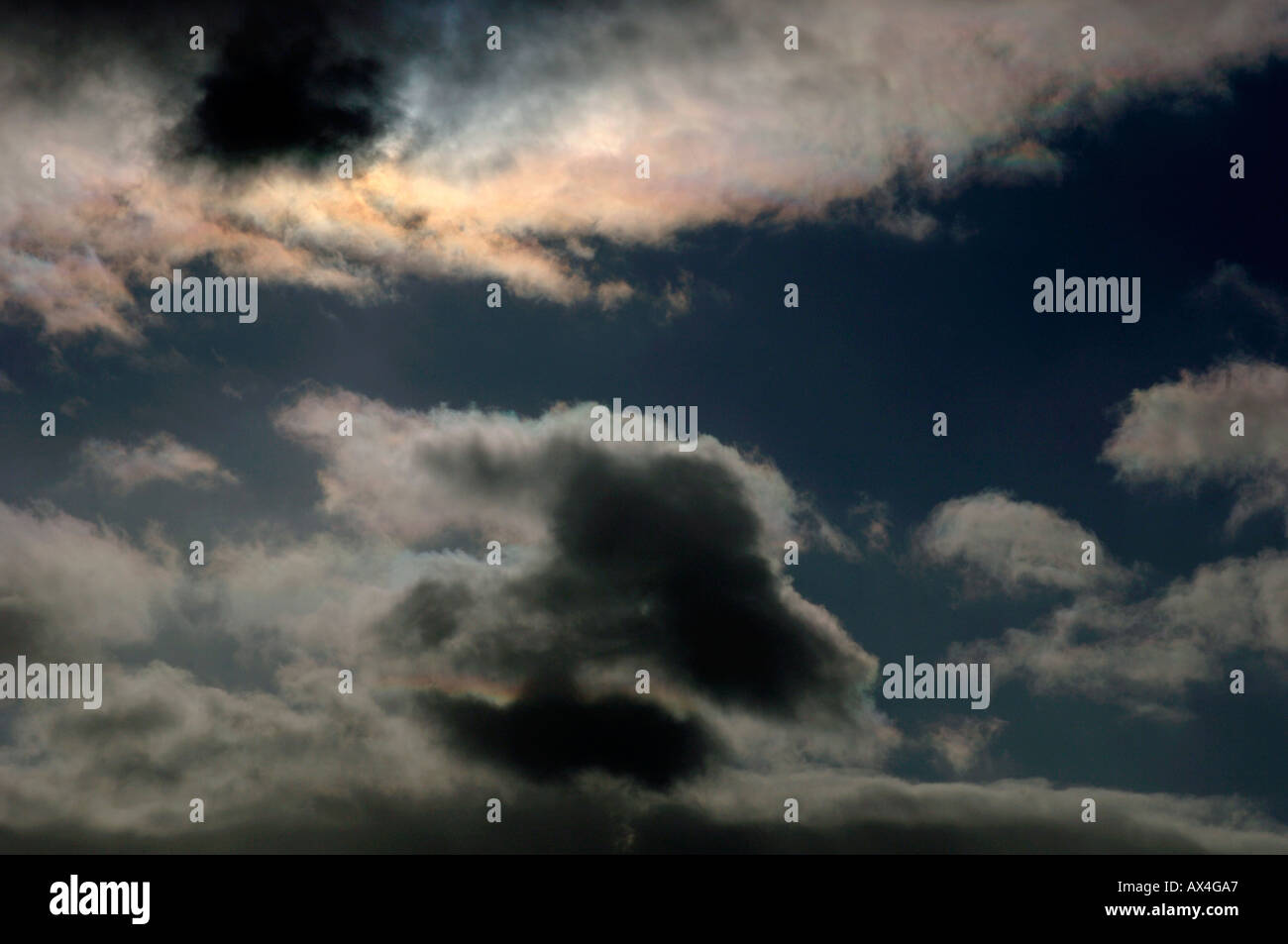 The Sun Back lighting Clouds Stock Photo - Alamy