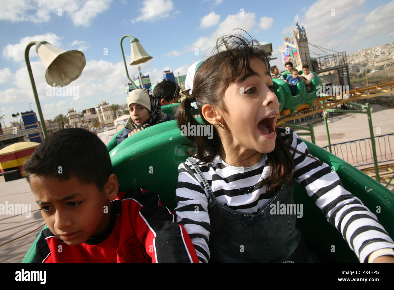 School children playing fair in hi-res stock photography and images - Alamy