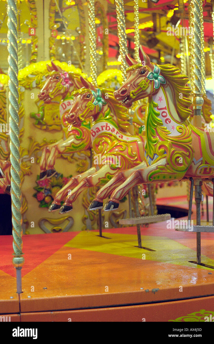 Carousel horse funfair london uk hi-res stock photography and images ...