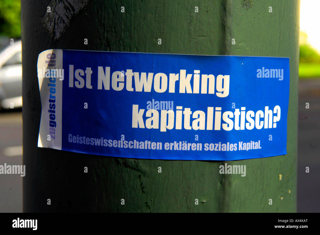 first networking kapitalistisch capitalism sticker duesseldorf ...
