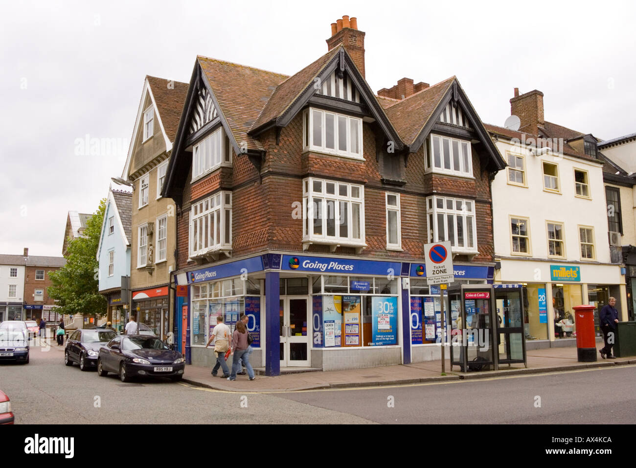 Shops in abbeygate street bury st edmunds hi-res stock photography and ...