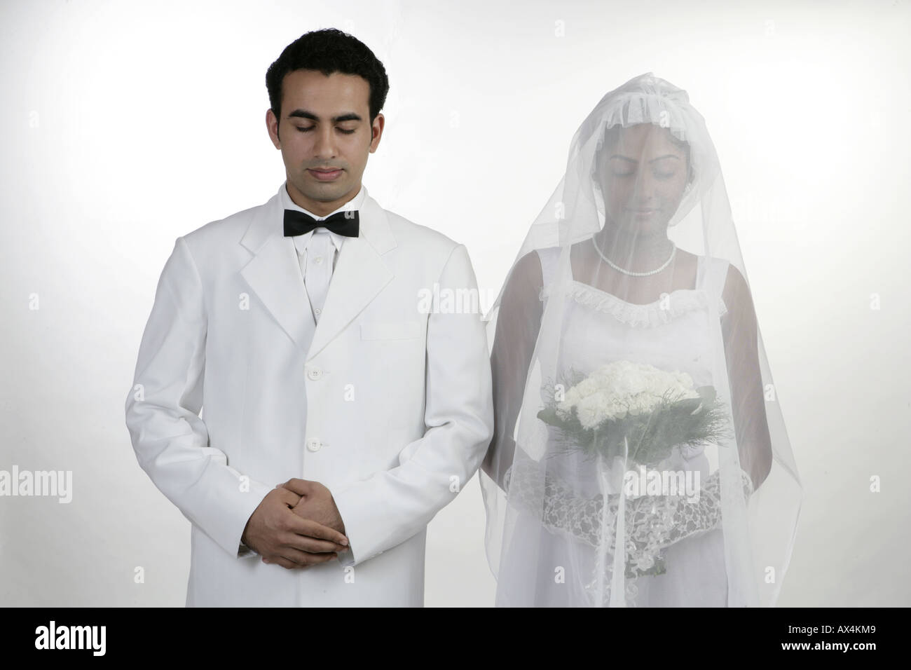Indian man covering wife eyes hi-res stock photography and images - Alamy