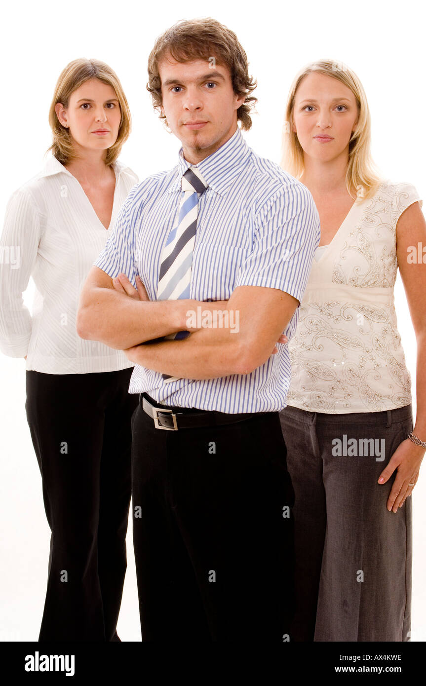A group of serious looking business people Stock Photo - Alamy