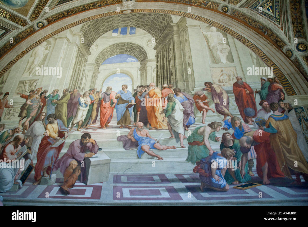 Renaissance painting school of athens hi-res stock photography and ...