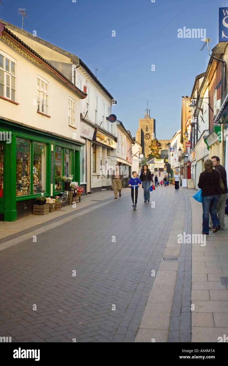Mere Street in Diss, Norfolk Stock Photo - Alamy