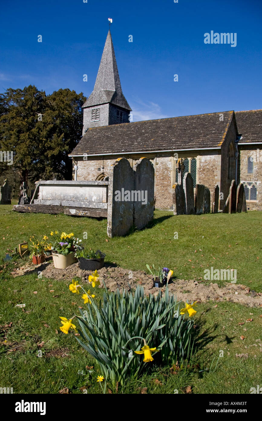 St Nicolas Church Itchingfield Barns Green West Sussex Stock Photo - Alamy