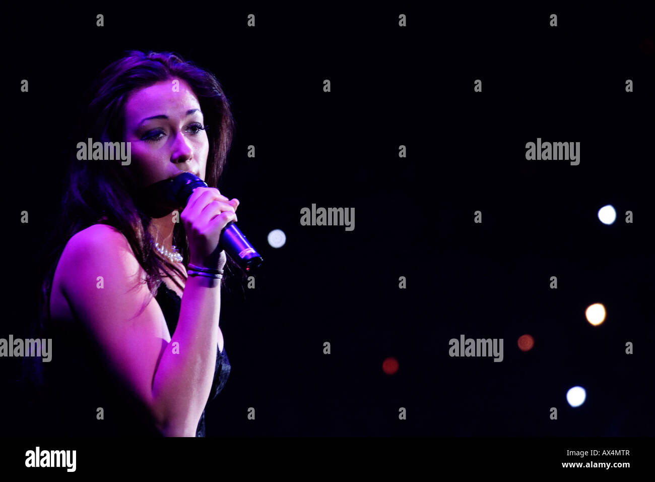 Holy Harrison, singing at Young Voices concert at Hallamfm arena in ...