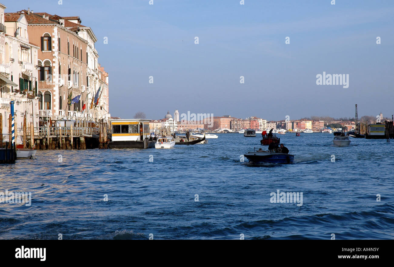 Venice Grand Canal View Stock Photo - Alamy