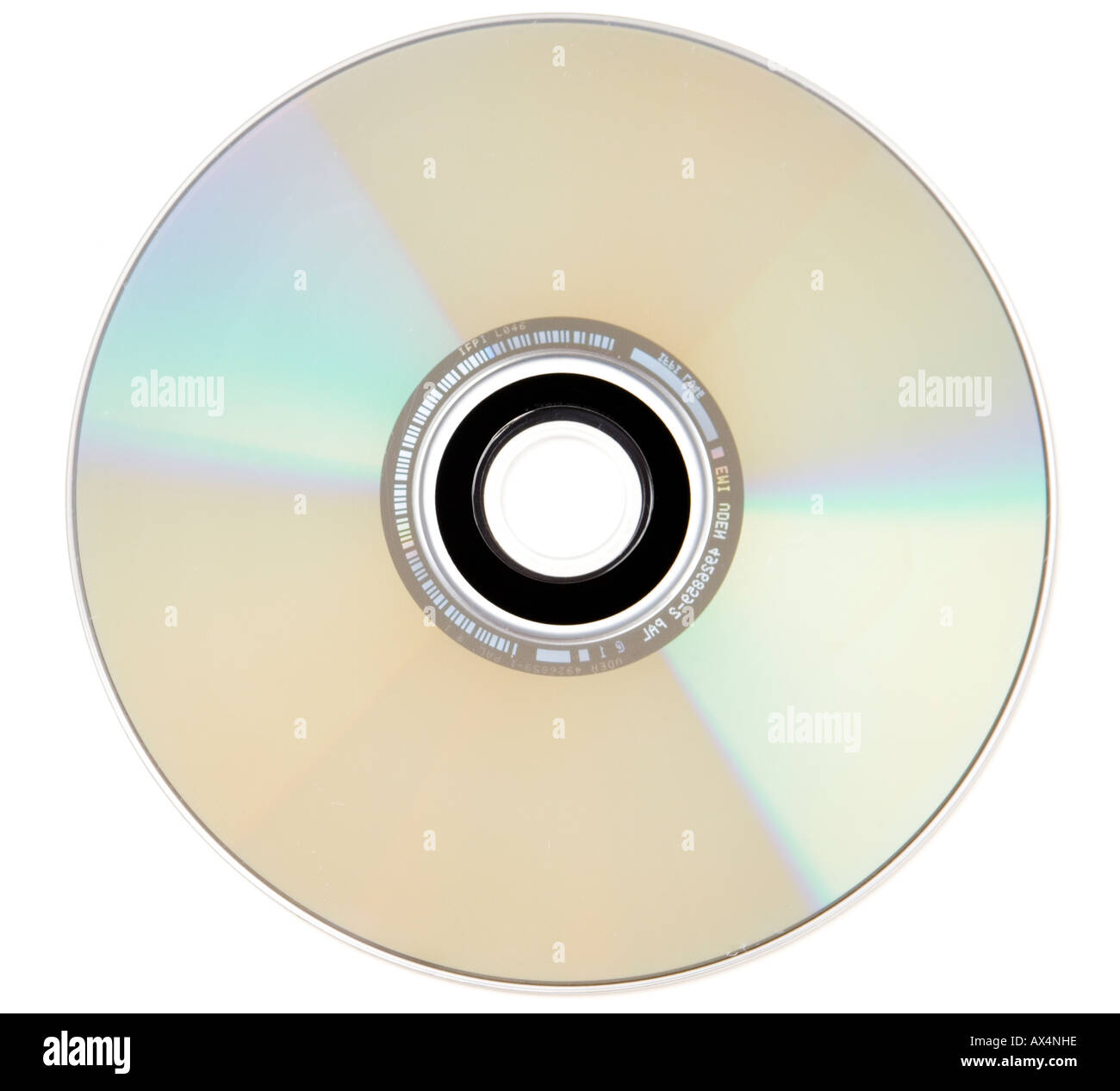 The reflective side of a compact disc Stock Photo - Alamy