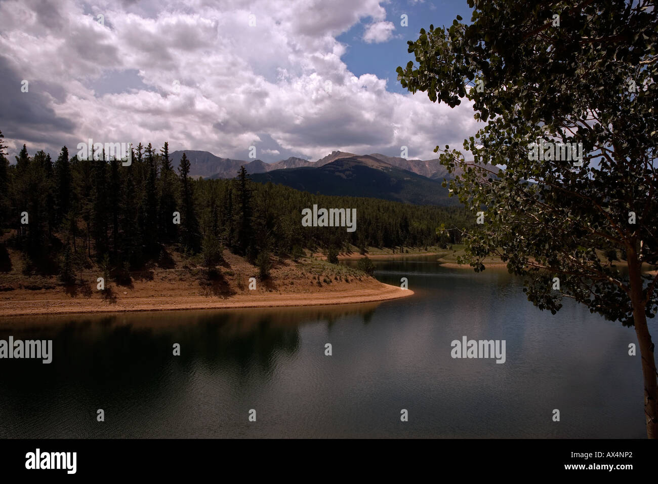 "View of Pike's Peak Stock Photo - Alamy