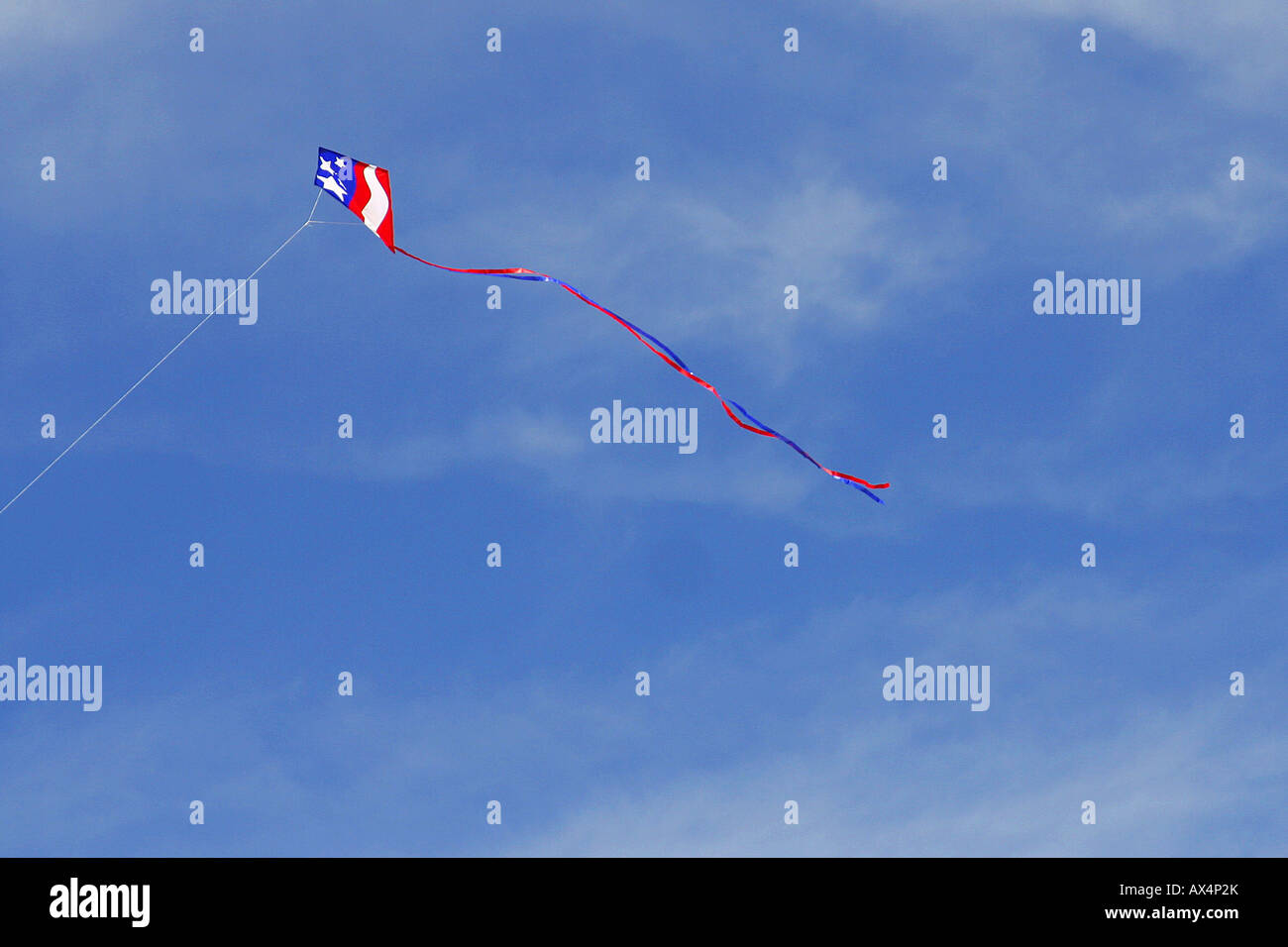 American flag kite hi-res stock photography and images - Alamy
