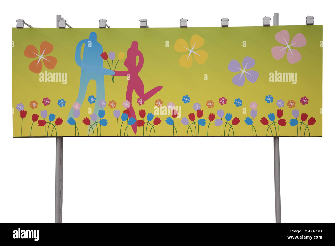 Billboard flowers Cut Out Stock Images & Pictures - Alamy