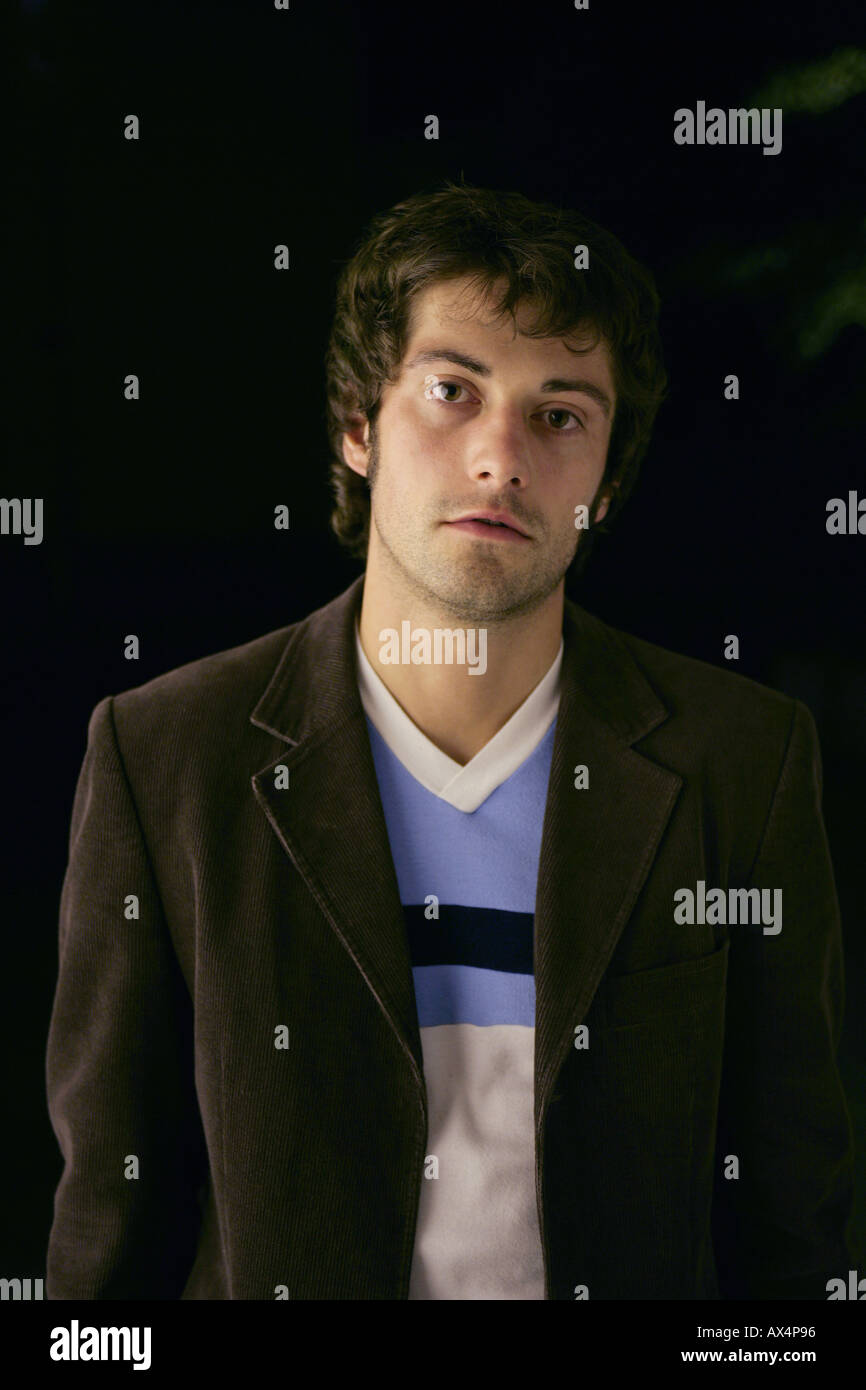 Man brown jacket hi-res stock photography and images - Alamy