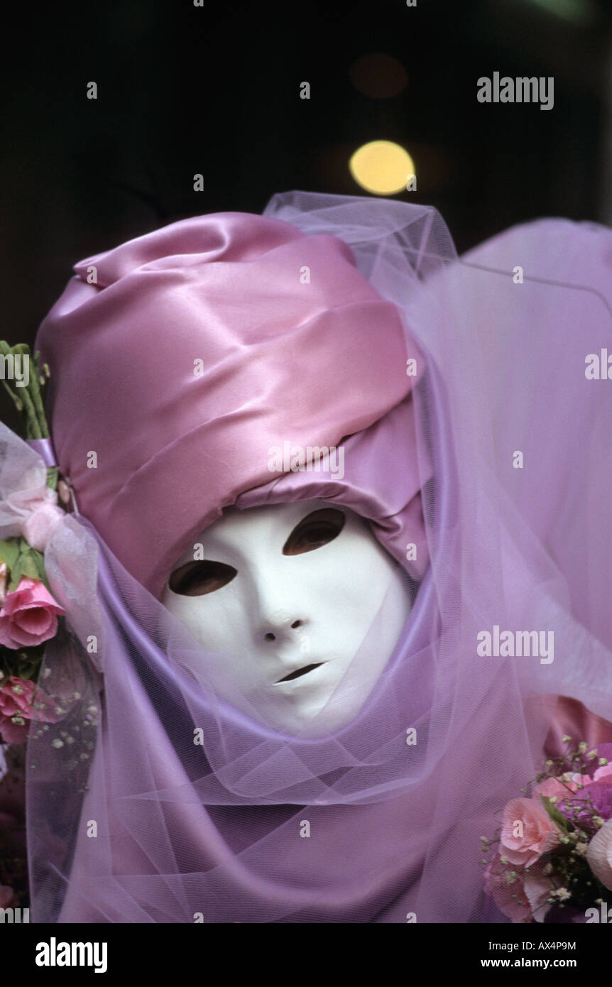 Venice portrait of a mask Italy Stock Photo - Alamy
