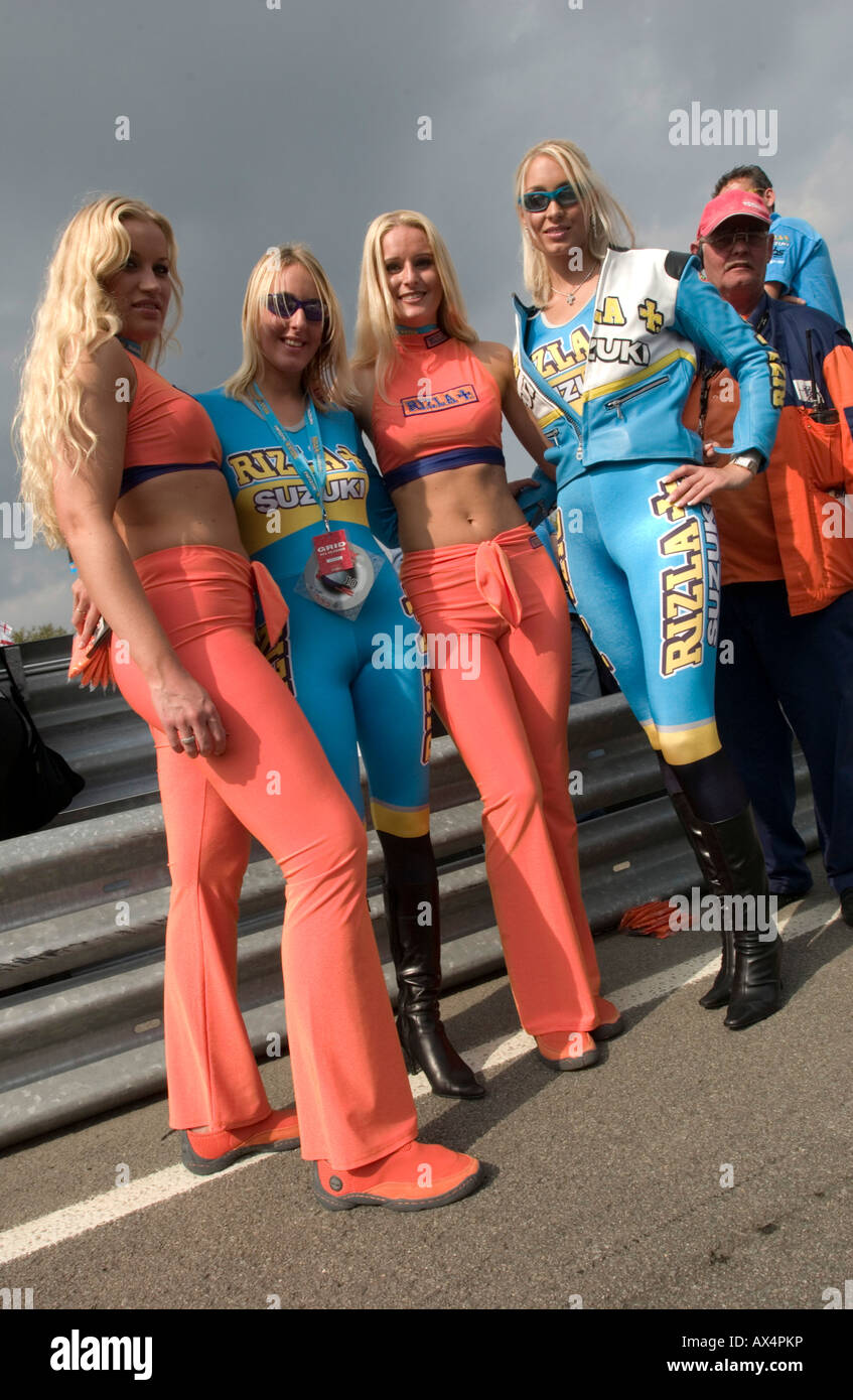 Pit girls hi-res stock photography and images - Alamy