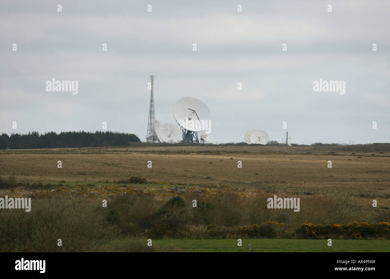 Goonhilly Cornwall England GB UK 2008 Stock Photo - Alamy
