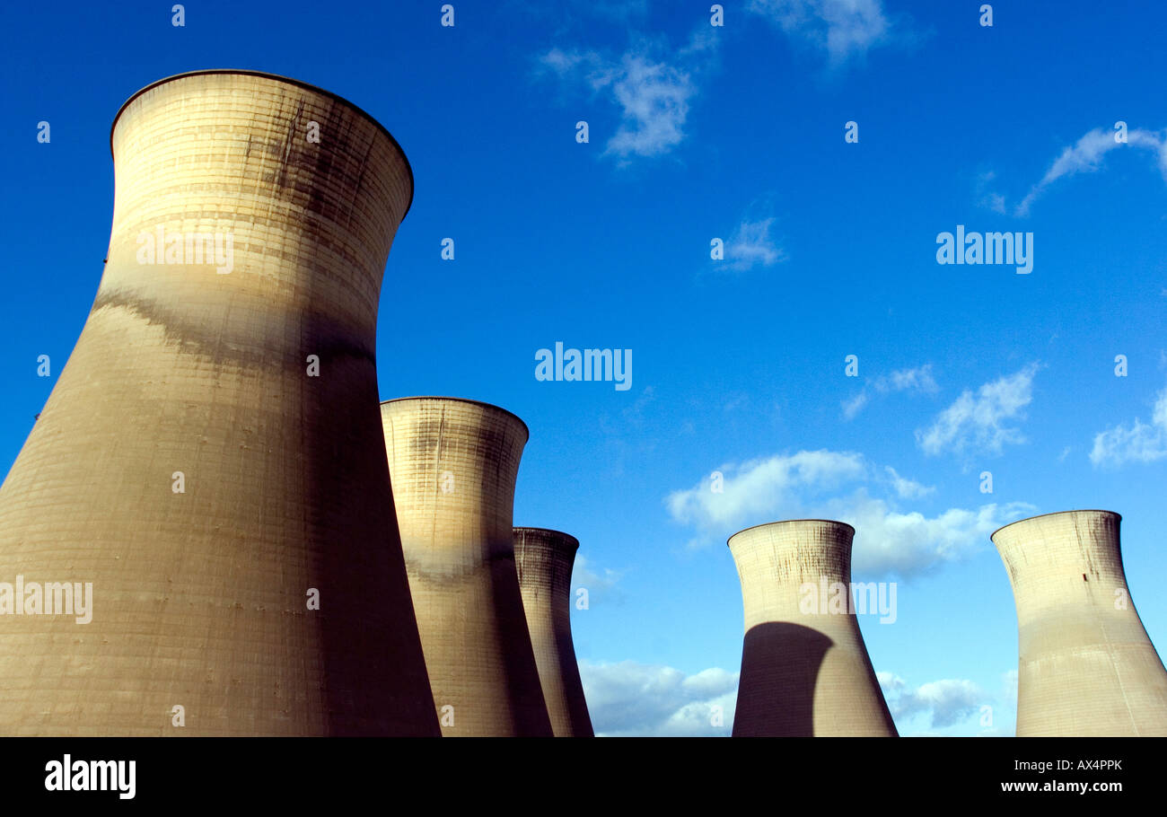 chimney stacks in south derbyshire, England, United Kingdom Stock Photo ...