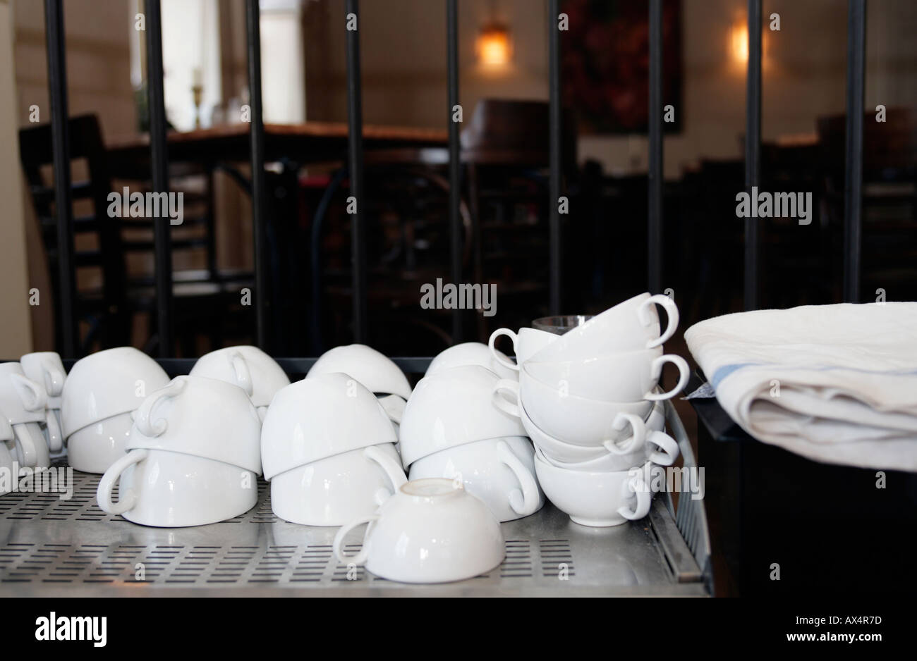 Stacked coffee cups Stock Photo - Alamy