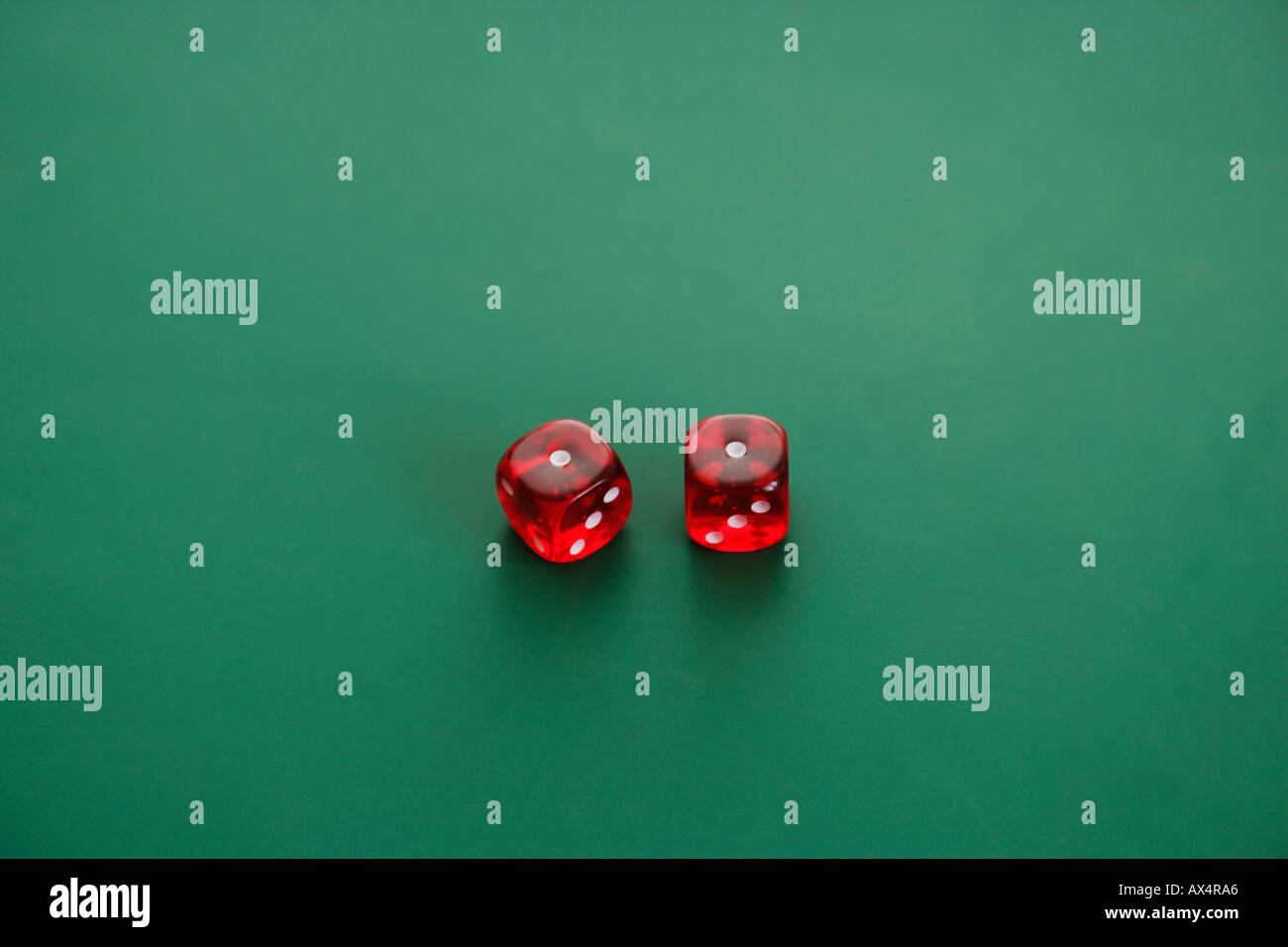 Red dice snake eyes hi-res stock photography and images - Alamy
