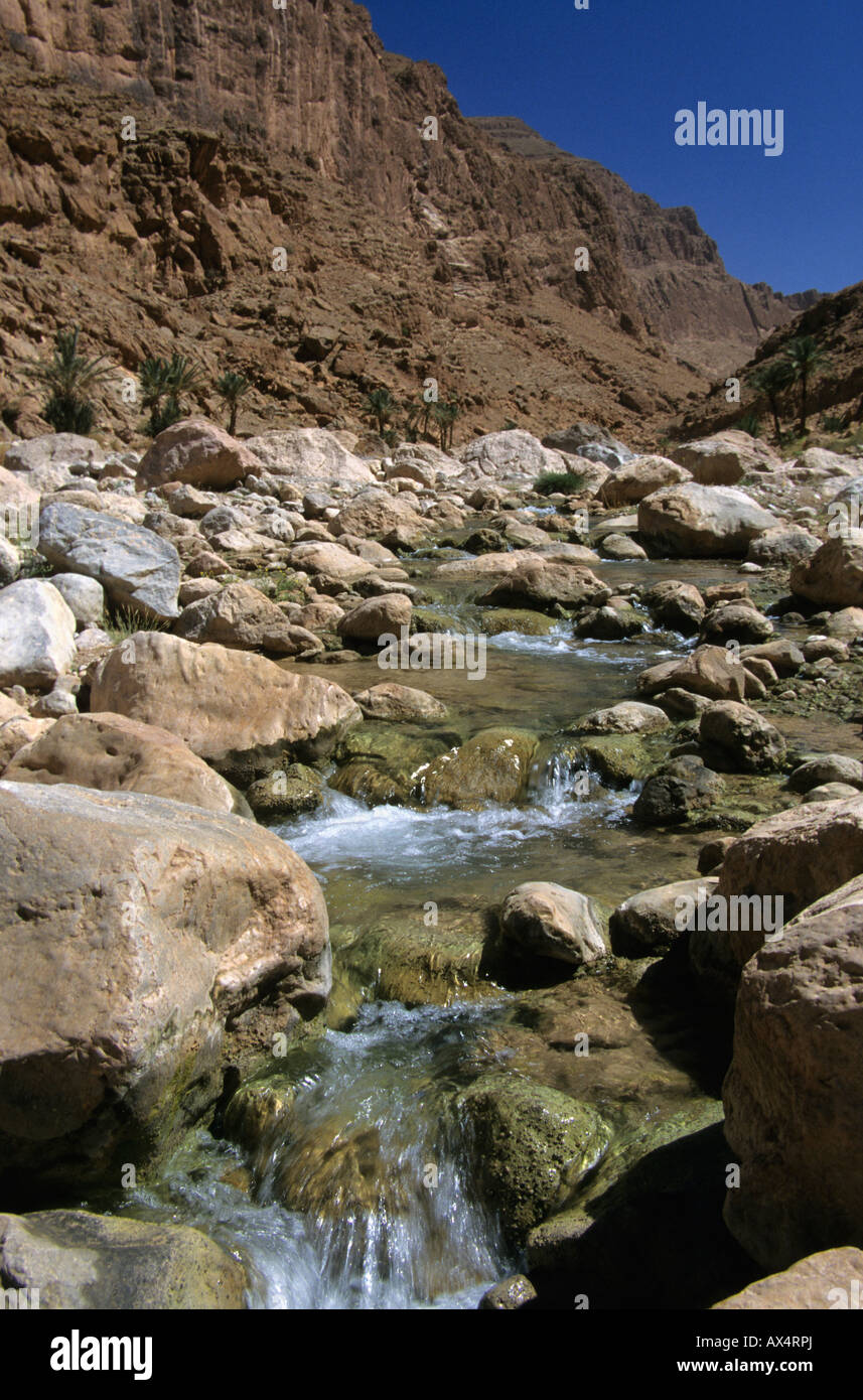 River in Todra Gorge Morocco Stock Photo - Alamy