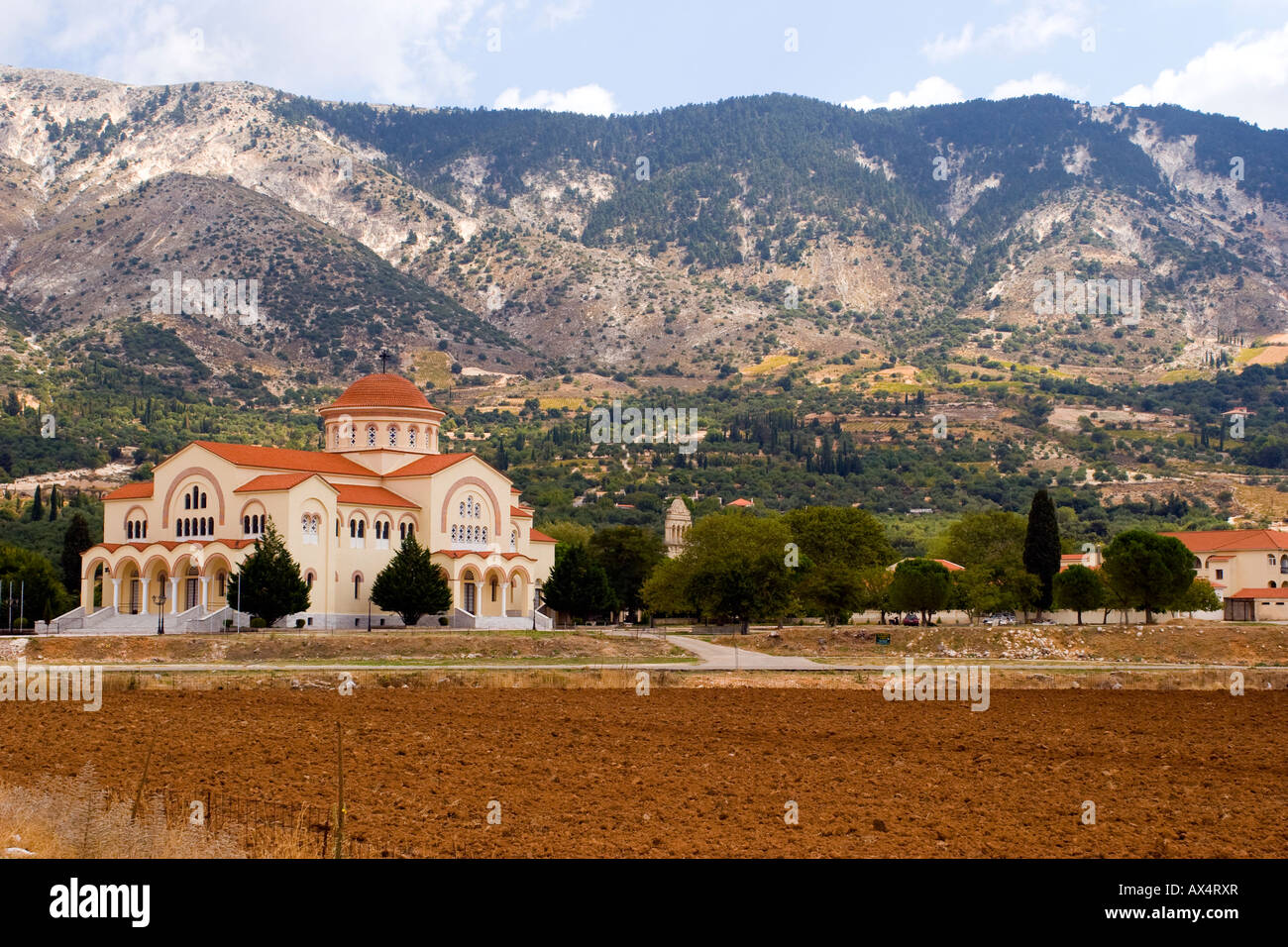 The Monastery of Saint Agios Gerassimos on the Greek Island of ...