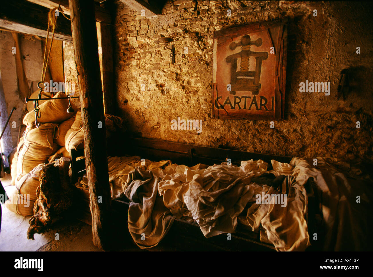 Ancient laboratory for the production of craft paper parchment in ...