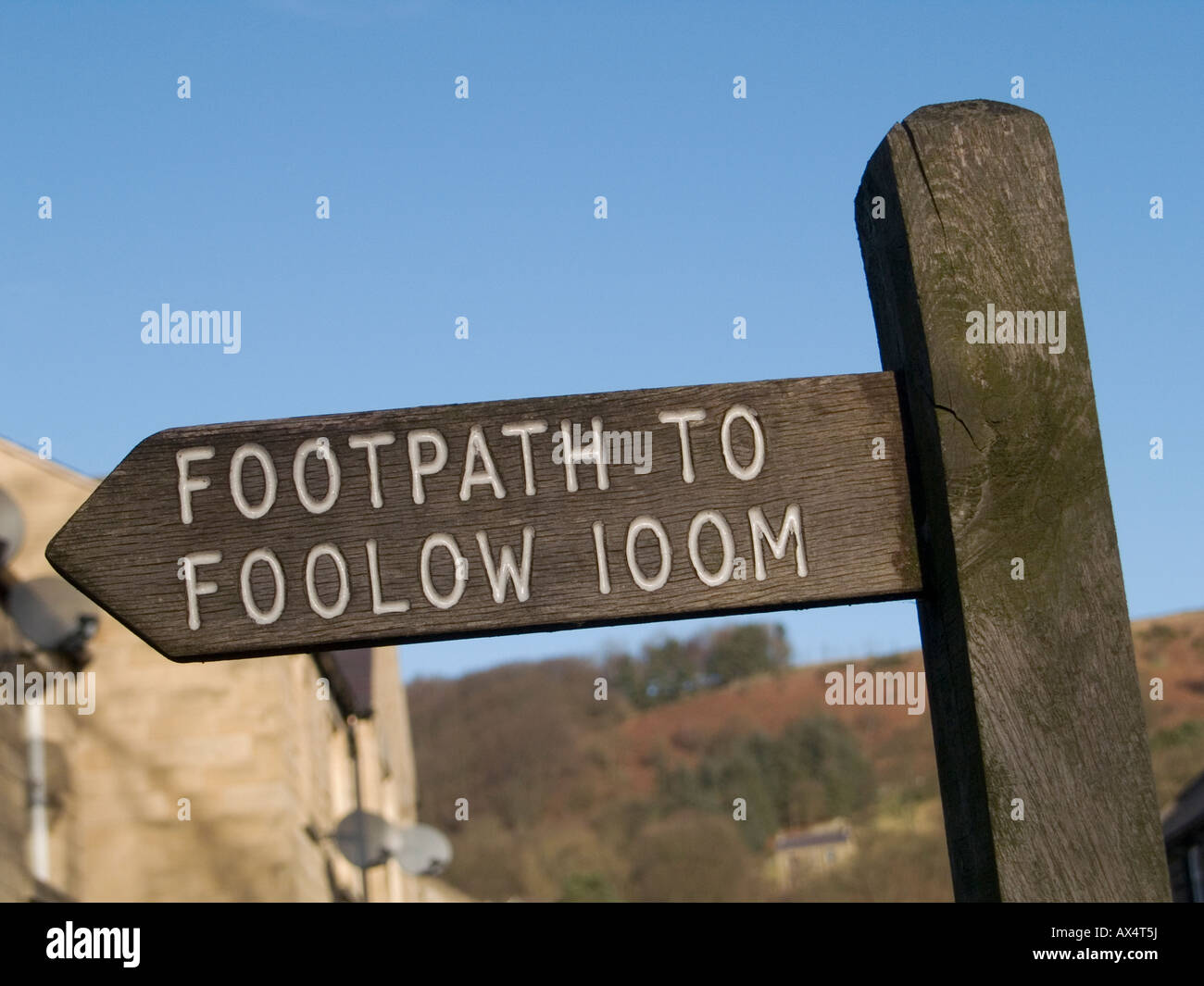 Eyam village sign hi-res stock photography and images - Alamy