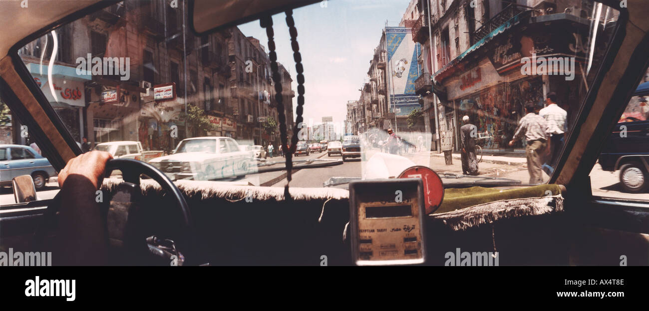 Taxi interior cairo hi-res stock photography and images - Alamy