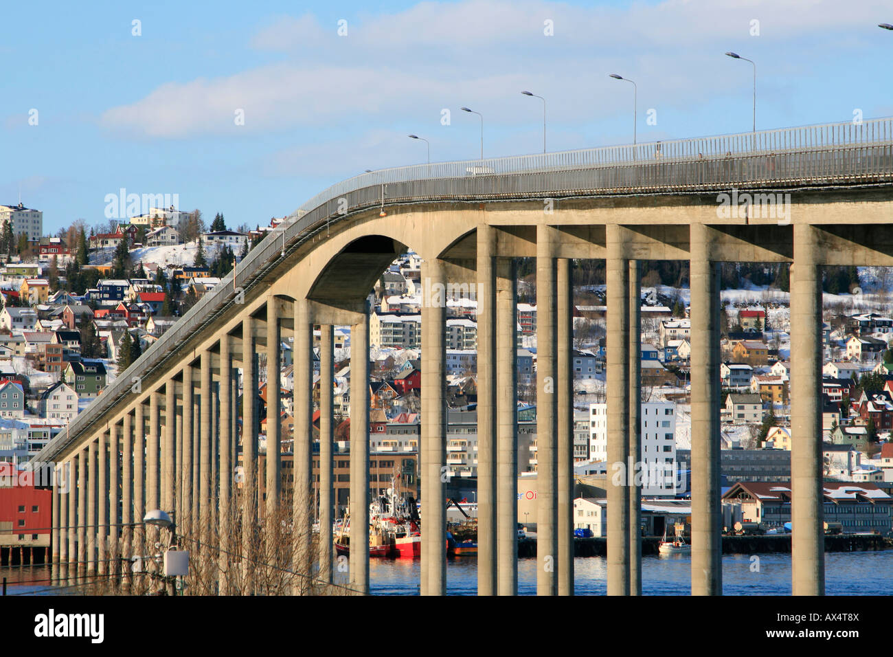 Tromso cantilever bridge hi-res stock photography and images - Alamy