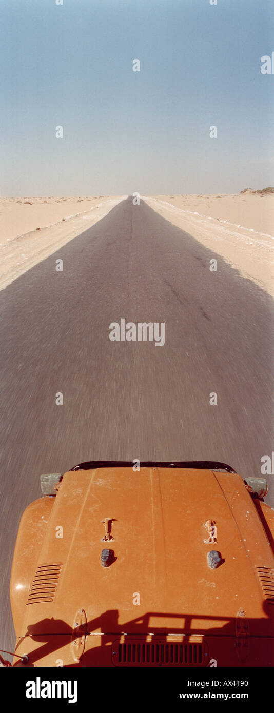Vehicle interior Sahara Desert Egypt Stock Photo - Alamy