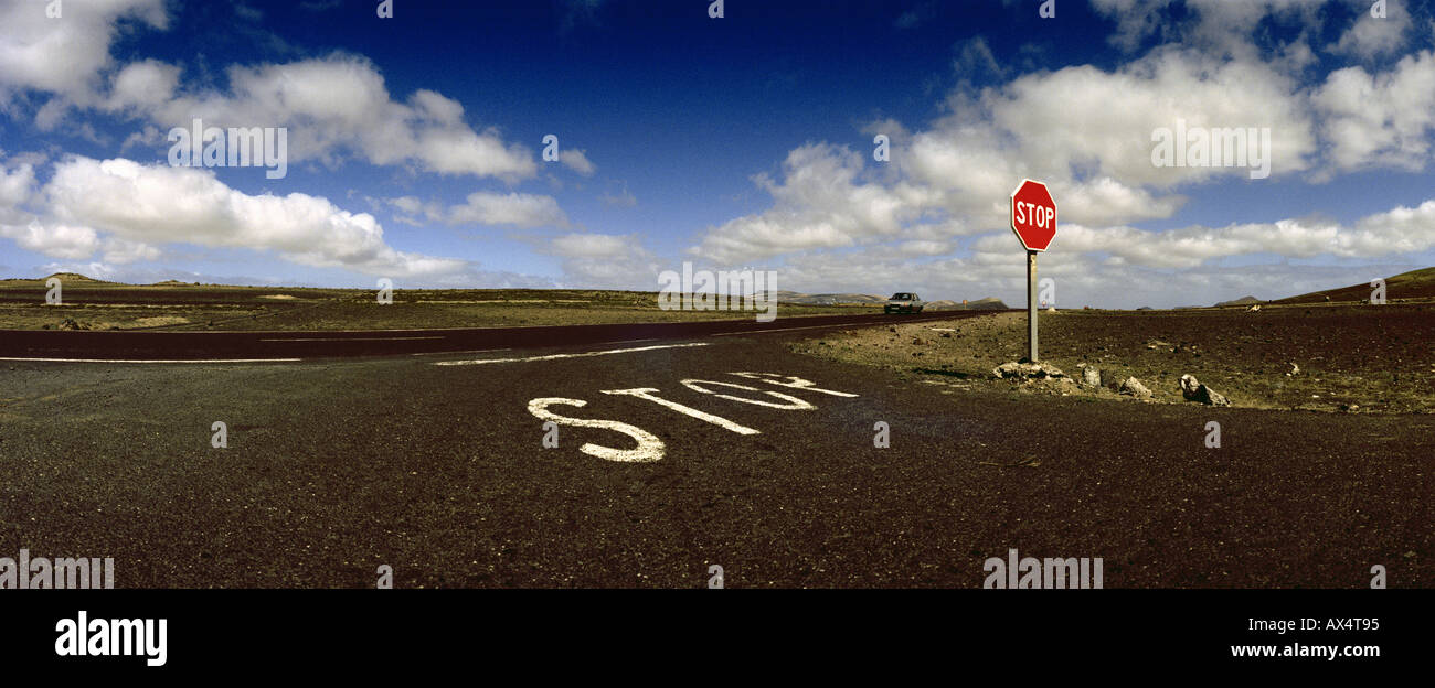Two lane highway California USA Stock Photo - Alamy