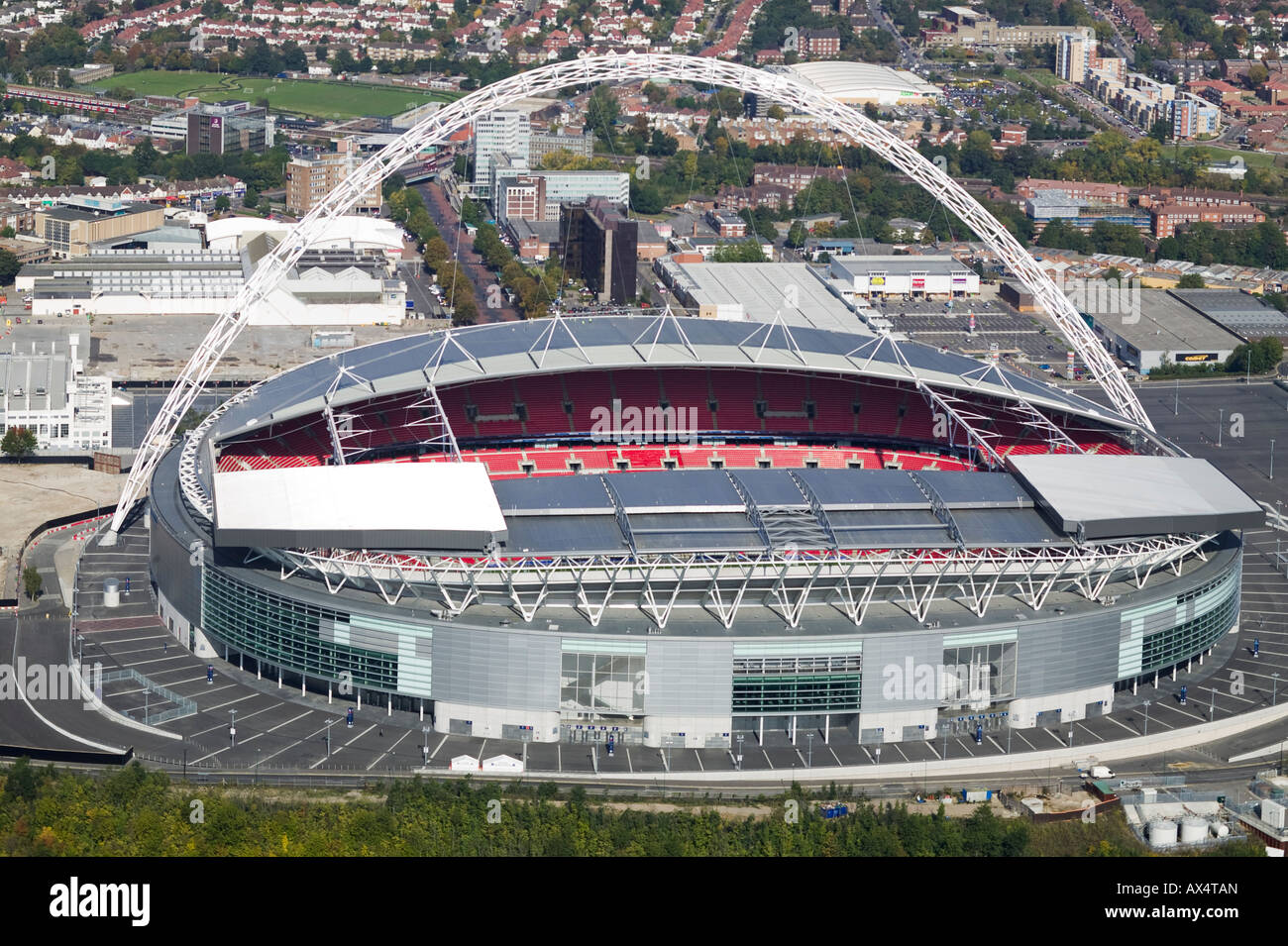 Wembley stadium aerial hi-res stock photography and images - Alamy