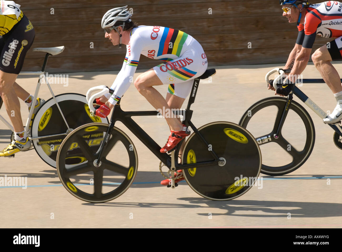 olympic and world pursuit champion bradley wiggins racing at herne hill ...