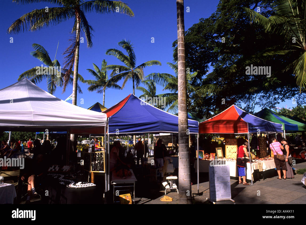 Shopping Downtown at arcade in Cairns Australia Queensland Stock Photo ...
