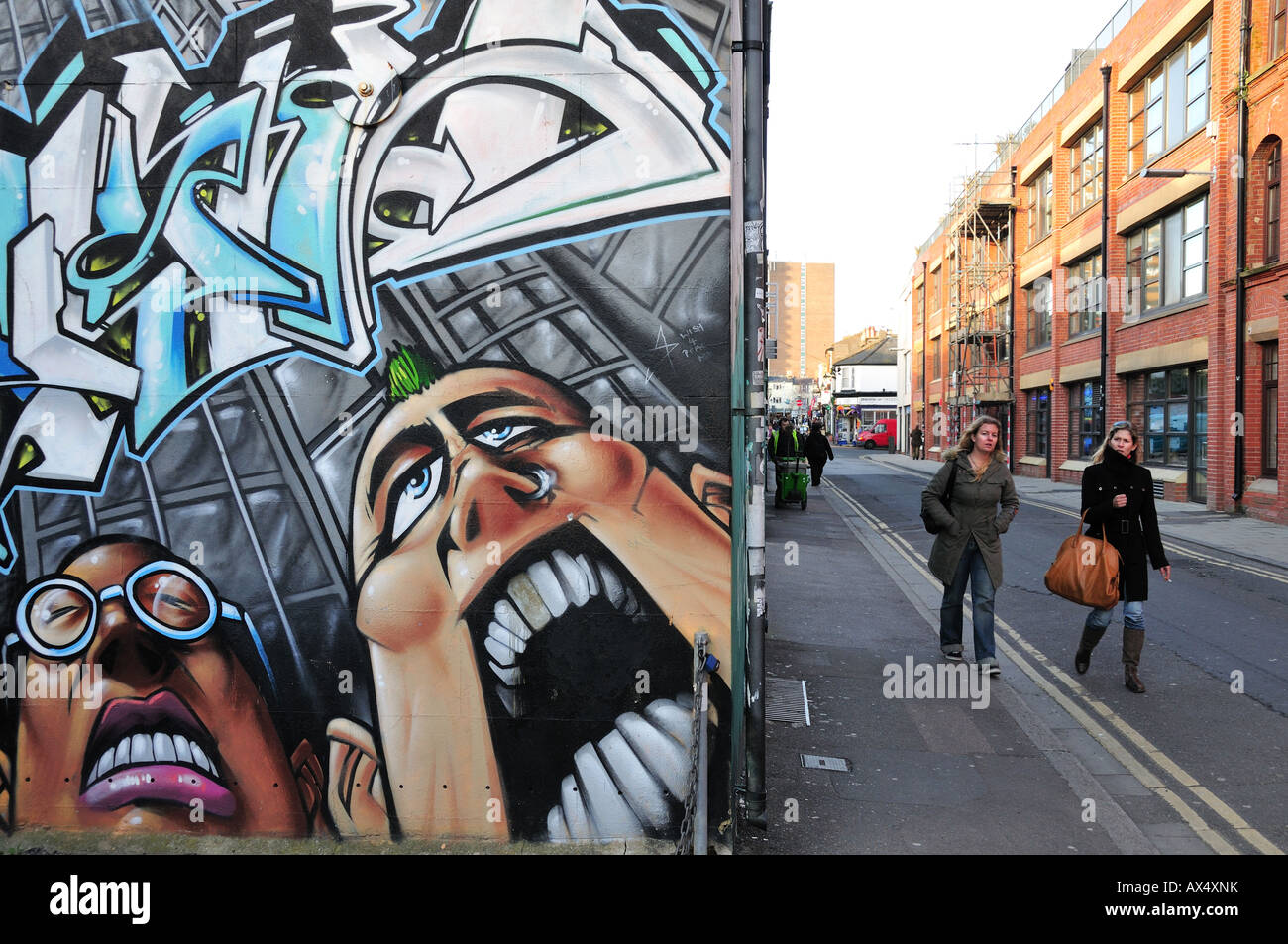 Urban Modern Graffiti, Street Art, Kensington Street, Brighton, East ...