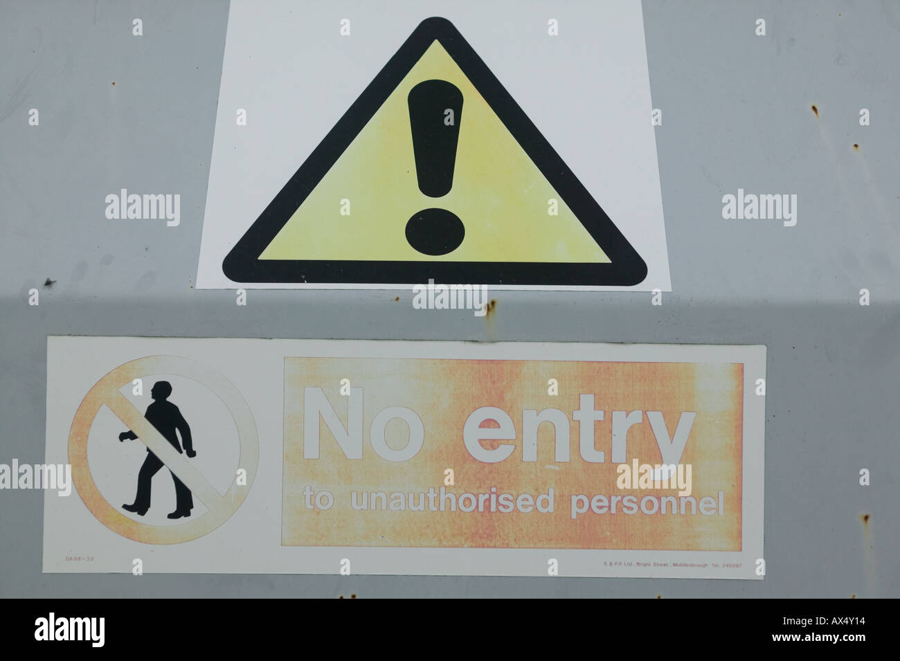 No entry sign Stock Photo - Alamy