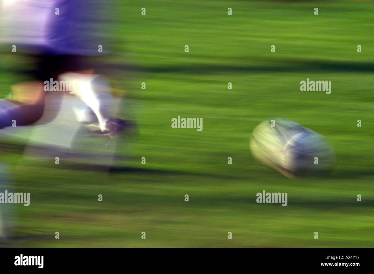 Full length goal football ball shoots hi-res stock photography and ...