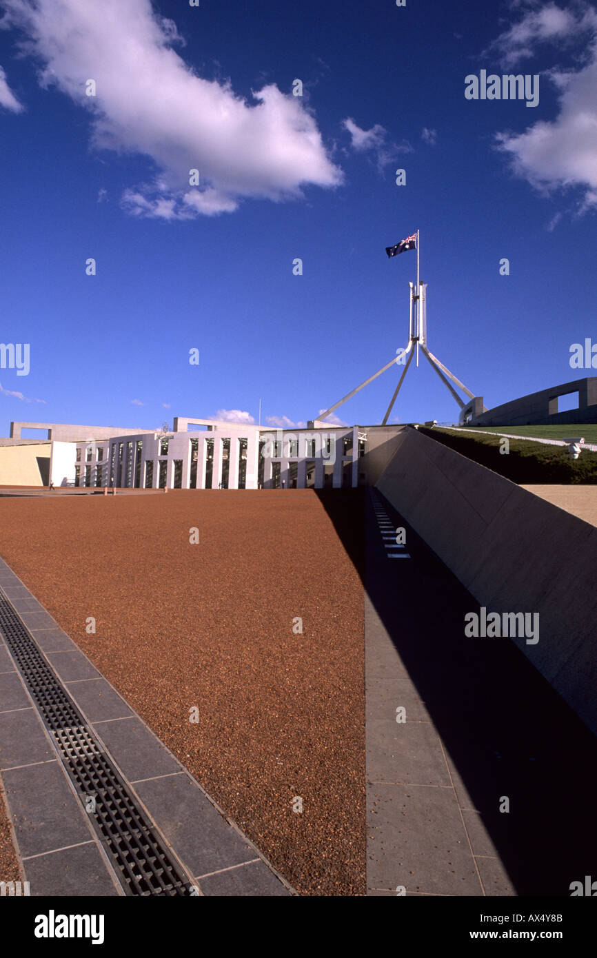 Parliament House Capitol Hill in Canberra Australia Capital Stock Photo ...